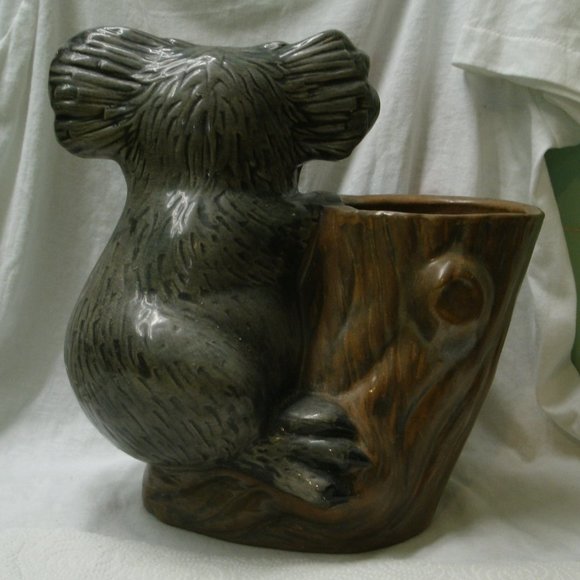 Vintage | Accents | Vintage Koala On Branch Pottery Planter | Poshmark